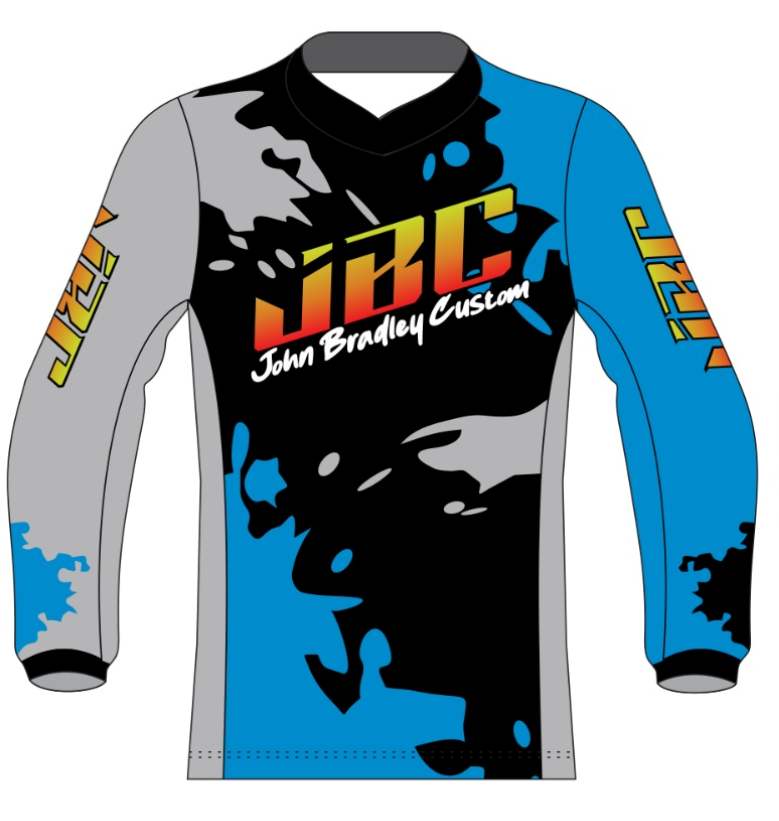 Blue Rusher Jersey – John Bradley Custom
