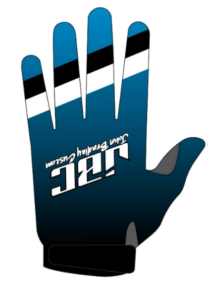 SEIZE BLUE MX Gloves – John Bradley Custom