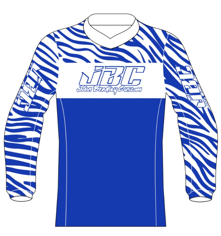 Blue Zebra Jersey – John Bradley Custom