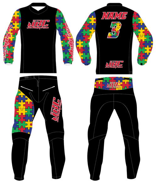 Autism Awareness MX Kit – John Bradley Custom