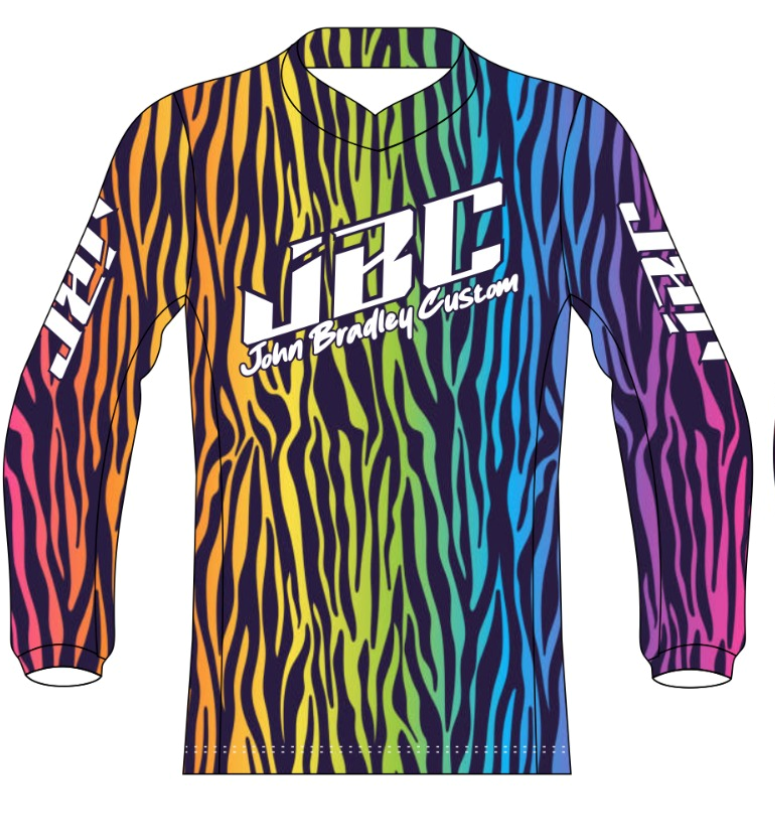 Pop Art Zebra Jersey – John Bradley Custom
